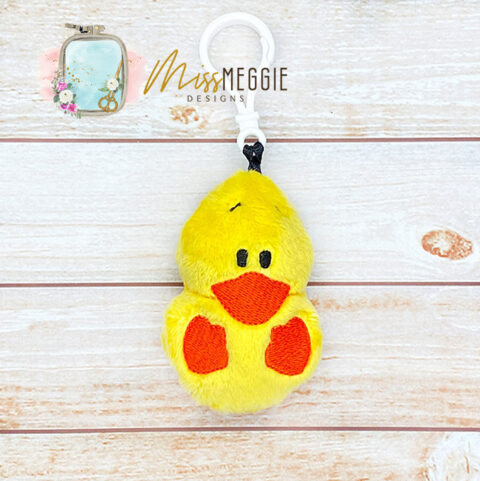 Stuffie Keychain Duck ITH Embroidery Digital design file | Miss Meggie ...