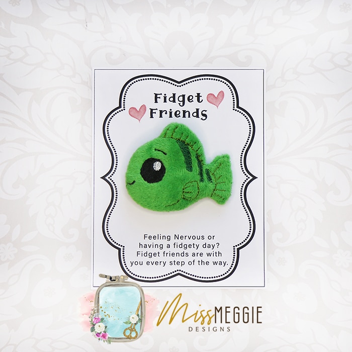 Fidget Friend, Worry pet, Pocket, Positive, Baby Bass fish, fishing ITH ...